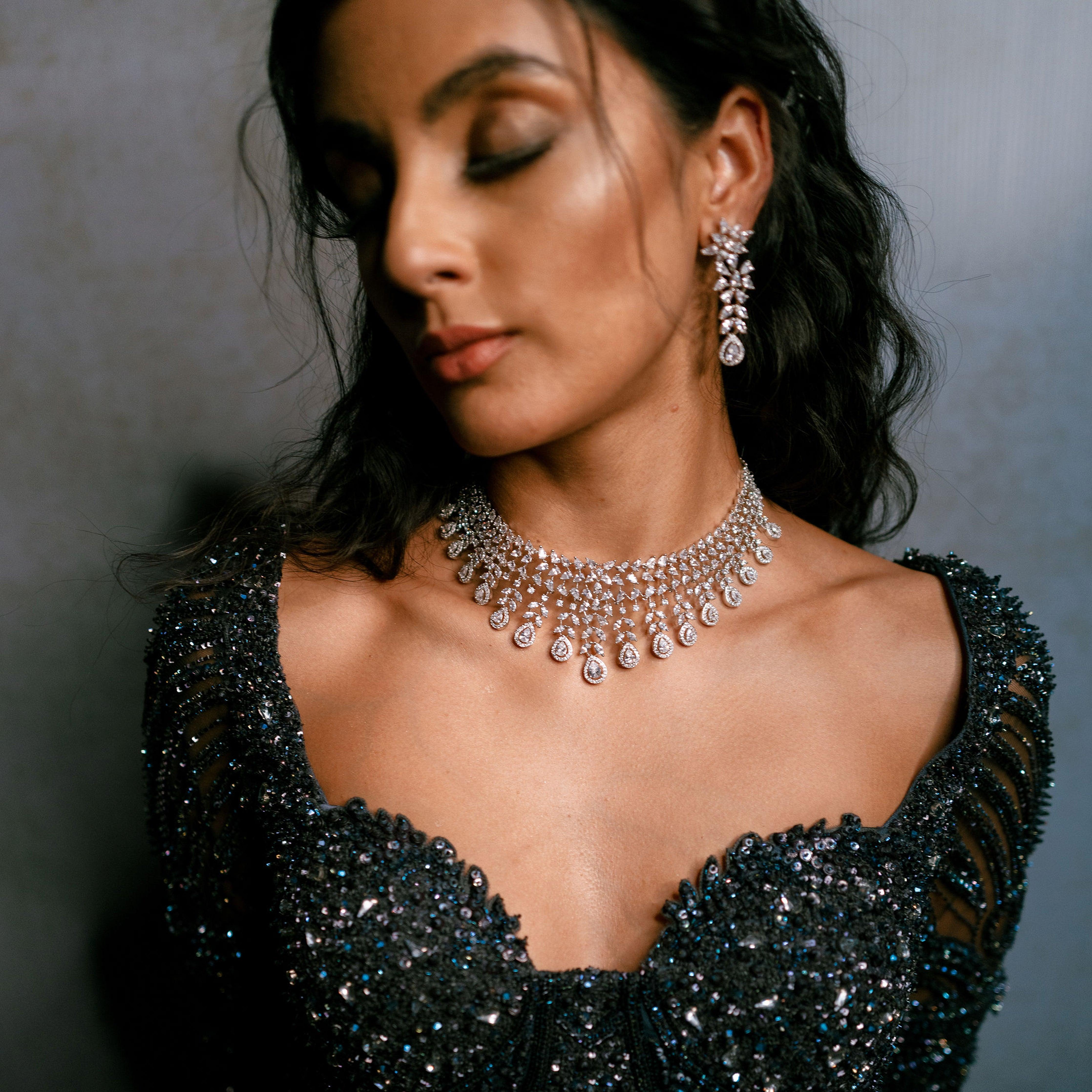 Silver Wedding Jewellery Set for Women | Red Dot Jewels